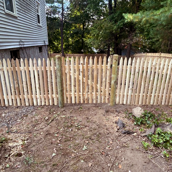 On the Fence LLC. Residential and Commercial wood picket fences